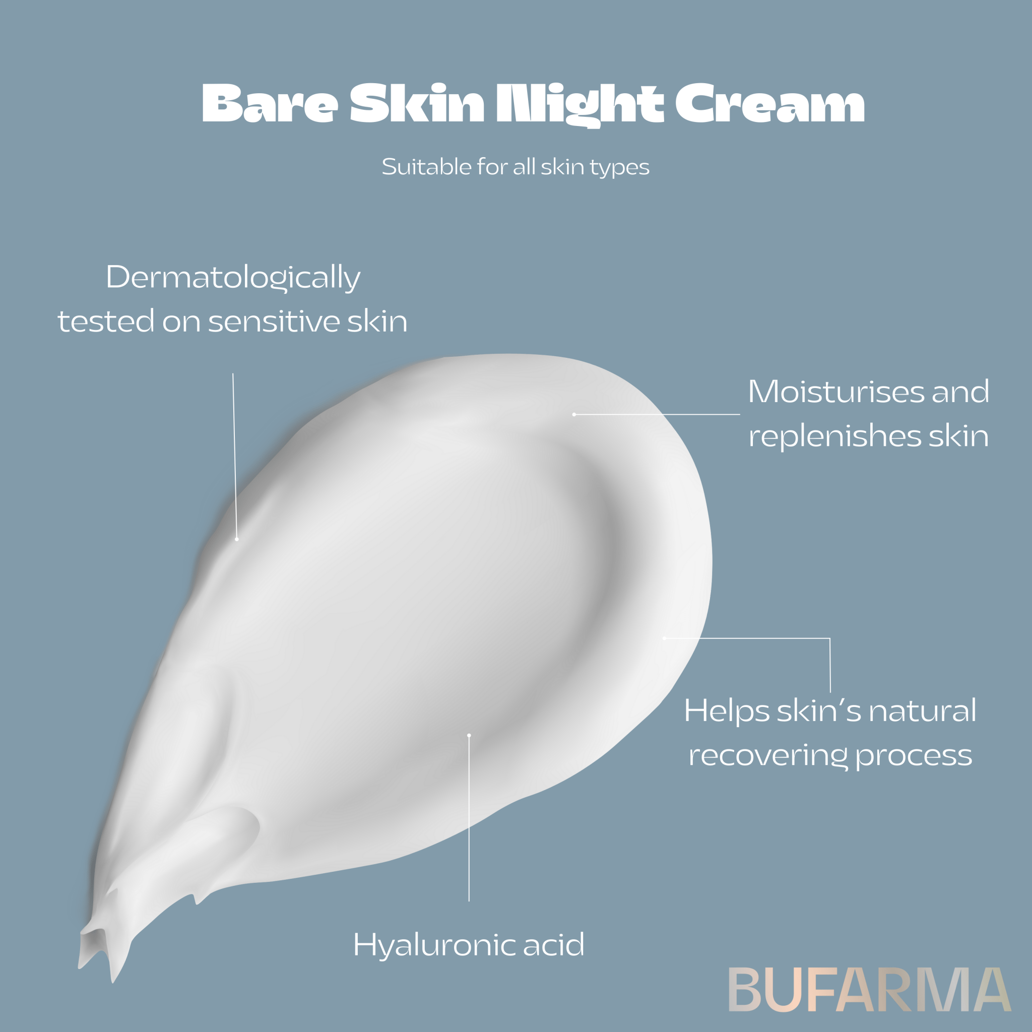 Bare Skin Night Cream – BUFARMA - SKINCARE